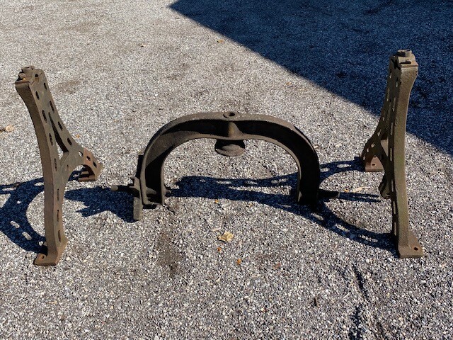 RARE Henry Stuckstede Church School Bell Yoke & Cradle Legs 1880s ...