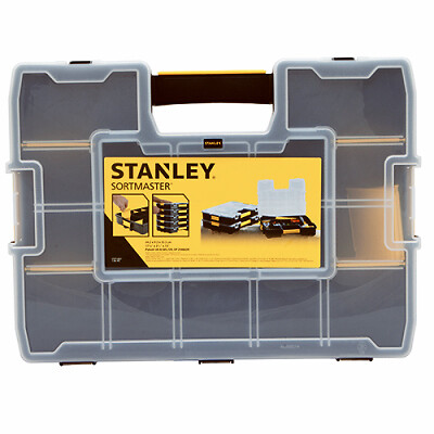Stanley 15-compartment Small Parts Organizer Adjustable Tool Storage ...