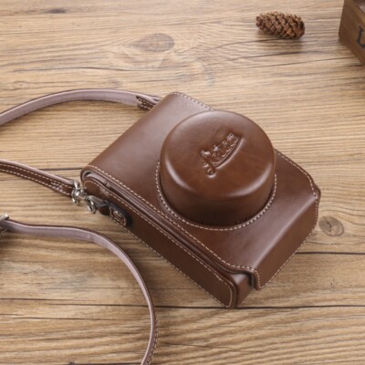 Handmade PU Leather Camera Body Case Bag Cover Fit For Leica D-LUX ...