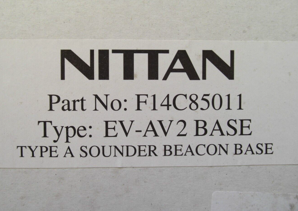EV-AV2 Nittan Evolution Base Sounder Visual Indicator £21.60 inc vat uk ...