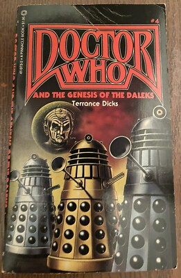 VINTAGE DR WHO NOVELIZATION PAPERBACK BOOK GENESIS OF THE DALEKS ...