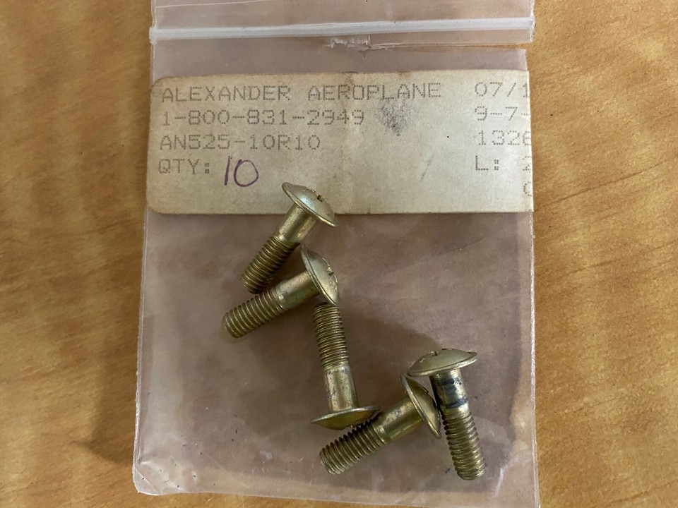 Aviation AN525-10R10 Screws | eBay