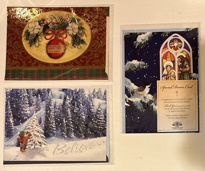 Christmas Cards & Envelopes (3 Pieces) | eBay