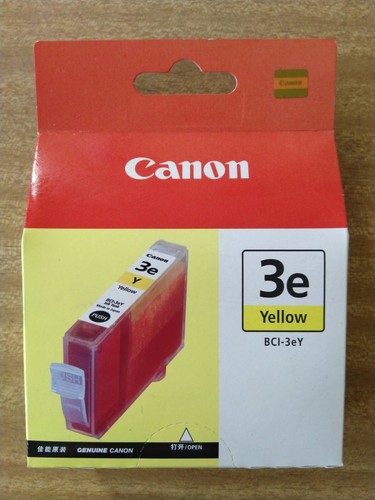 Genuine Canon BCI-3eY yellow ink tank (install before 06/2014) | eBay