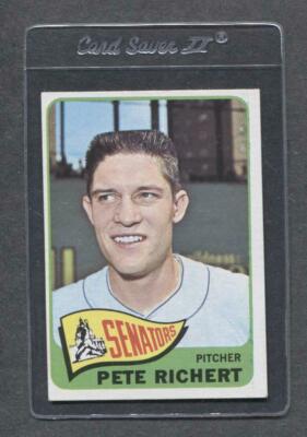 1965 Topps #252 Pete Richert (Senators) Ex A1 | eBay