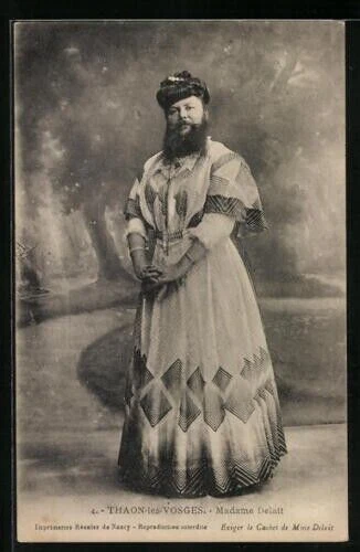 Bearded Lady Vintage Circus
