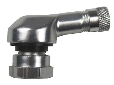 1x SILVER 90 Degree angle motorbike motorcycle tyre tire valve 8.3mm ...