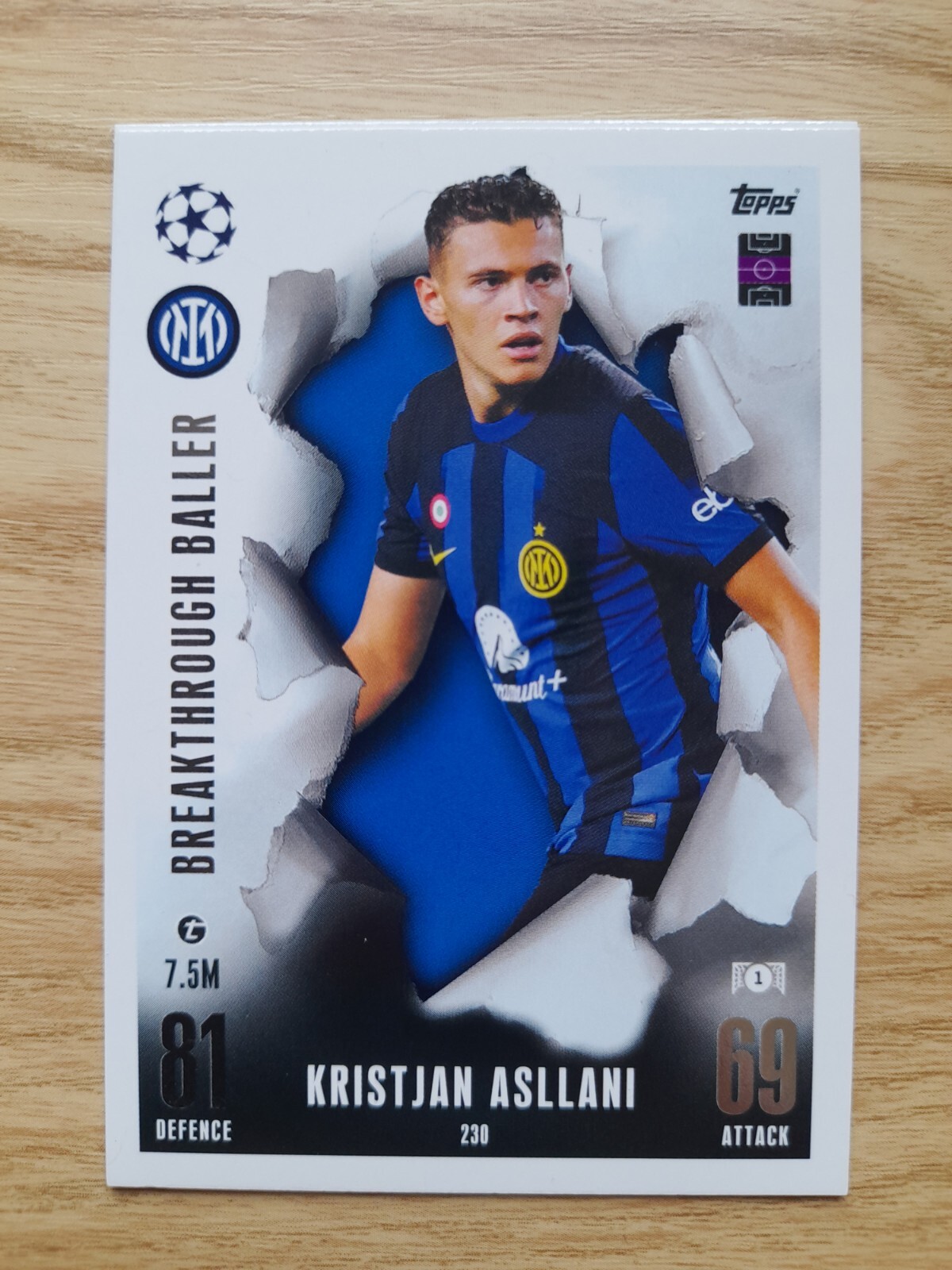 Topps Match Attax Extra 23/24 - Breakthrough Baller -230 - Kristjan ...