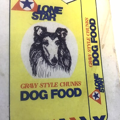Vintage Dog Food Note Pad. Lone Star Dog Food. | eBay