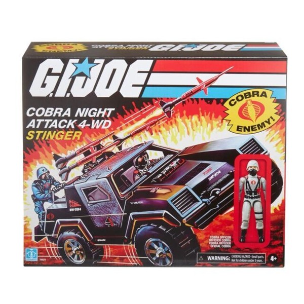 Hasbro G.I. Joe Retro Collection Cobra Stinger with Cobra Officer ...