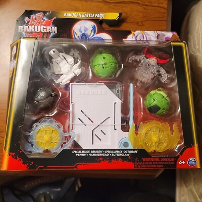 Bakugan Gen 3 White Base Starter Pack Special Attack DIAMOND Bruser ...
