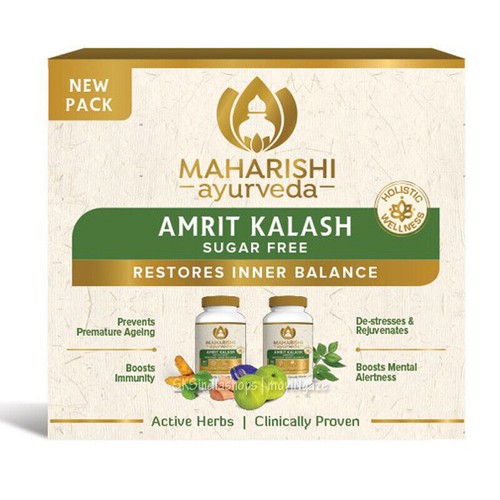 1x MAHARISHI AMRIT KALASH MAK 4&5 Sugar Free Tablets Combo | 1 Pack | eBay