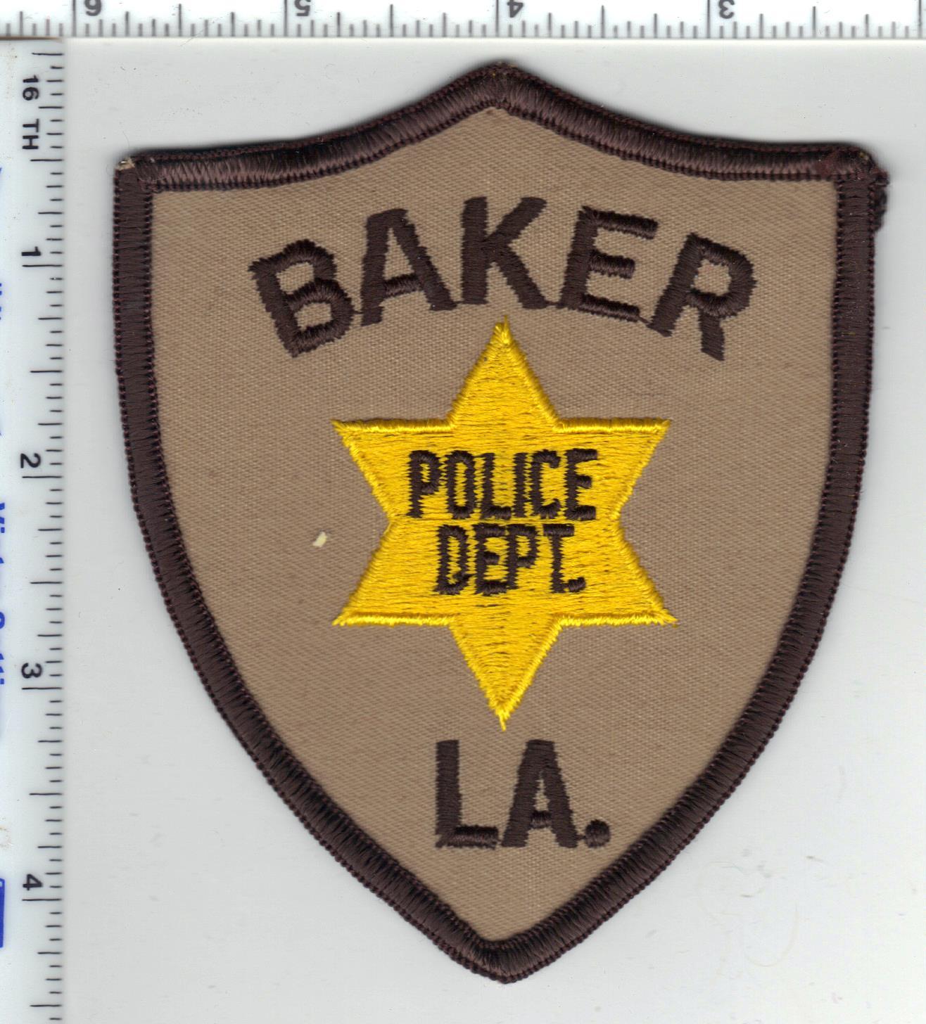 Baker Police Department (Louisiana) 2nd Issue Shoulder Patch | eBay