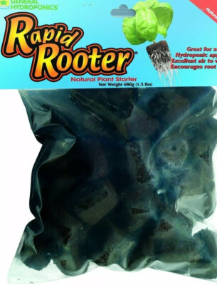 10 General Hydroponics Rapid Rooter Plugs For Fast Root Growth 10 Count ...