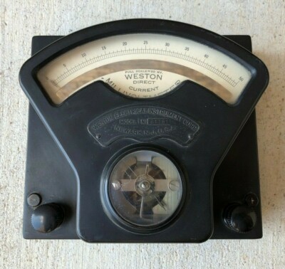 Amp & Voltmeters - Weston Dc Voltmeter Model