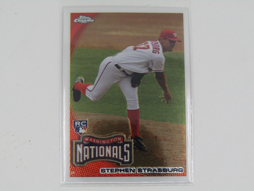 STEPHEN STRASBURG 2010 TOPPS CHROME ROOKIE RC!- NATIONALS!! | eBay