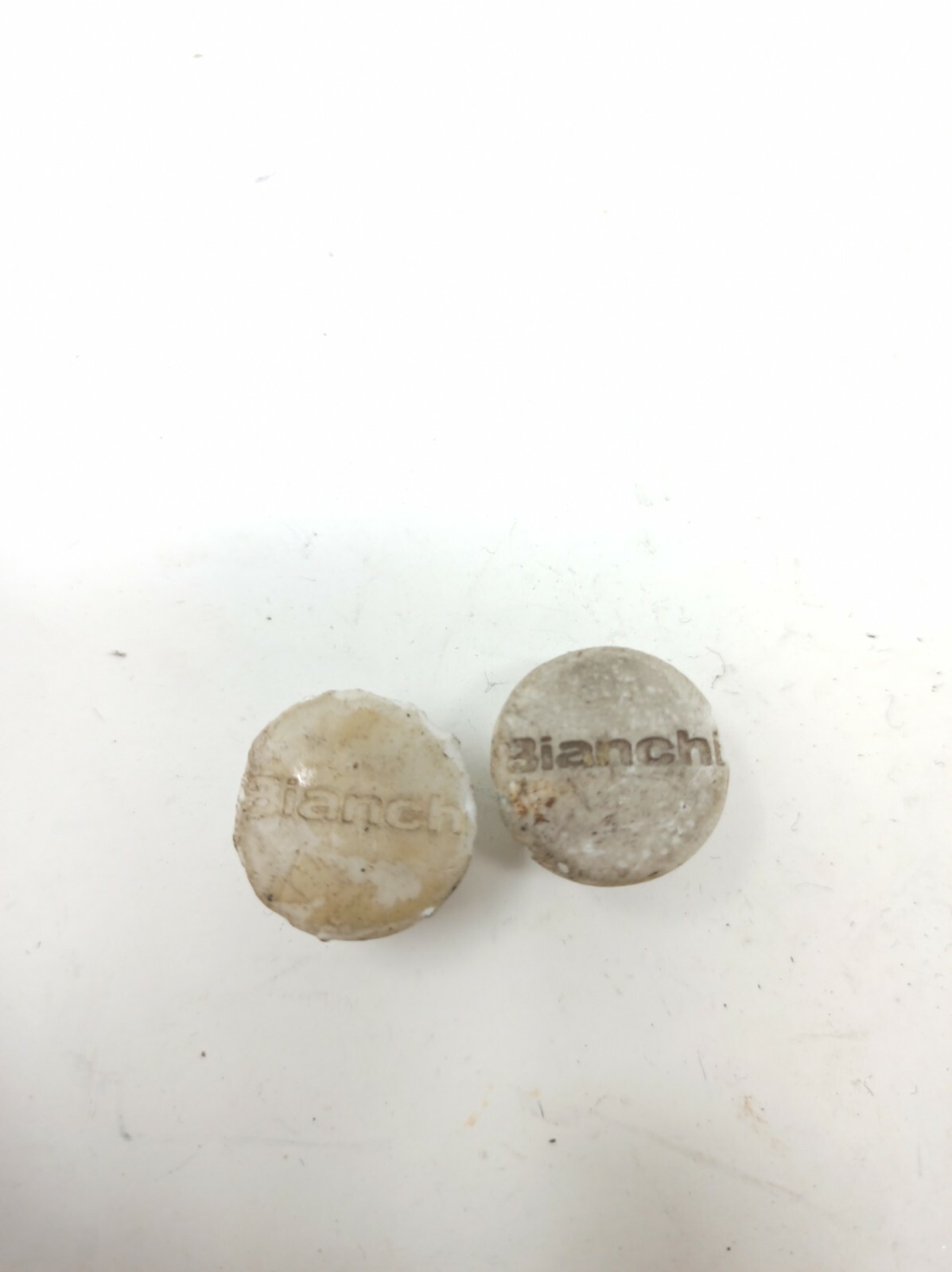 Vintage Bouchons Guidon Handlebar Cap Bouchons Bianchi Vélo Course ...