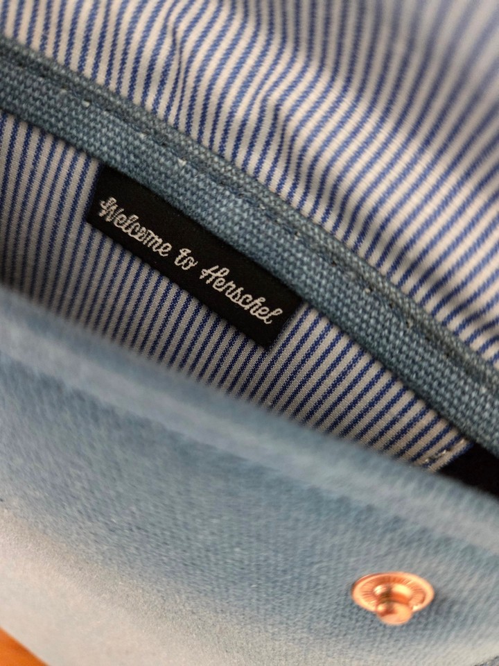 Herschel Spokane iPad Mini leather and canvas case - In great condition ...