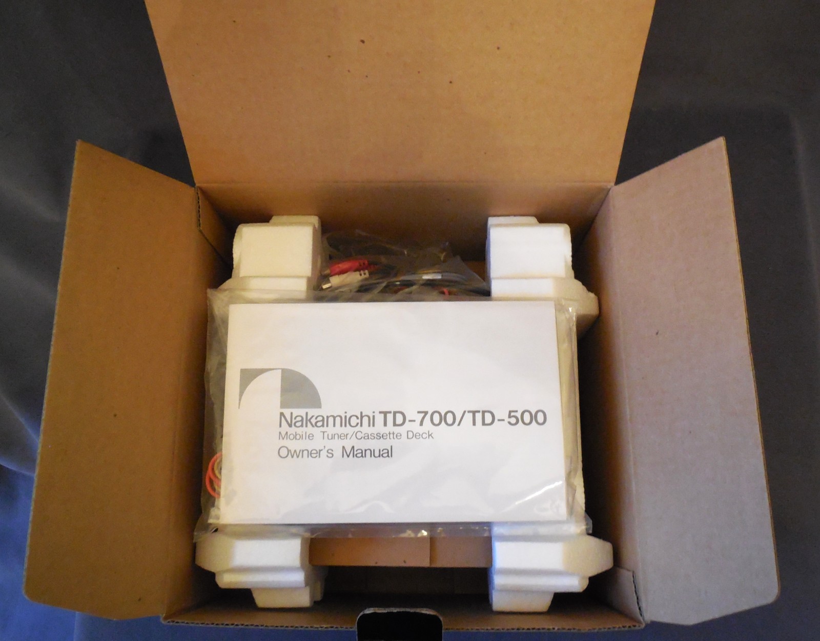 Nakamichi TD-700 -Reference SQ Mobile Audio Cassette Deck/Preamp/Tuner ...
