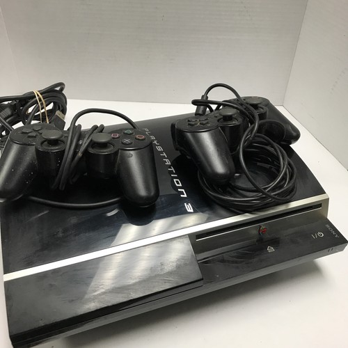 Sony PlayStation 3 PS3 Fat, CECHP01 Console With Controller & Cords ...