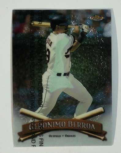 1998 Finest #4 Geronimo Berroa Baltimore Orioles Baseball | eBay