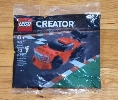NEW LEGO 30577, CREATOR Super Muscle Car, 63 Pcs, SEALED Polybag 2021 ...