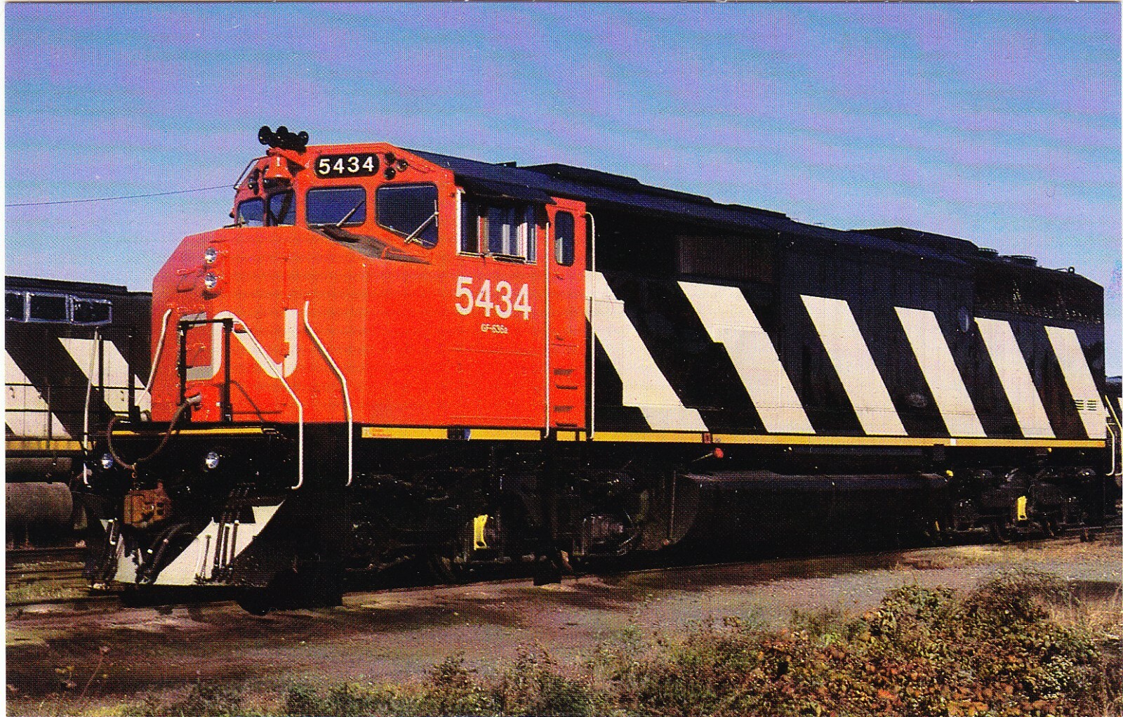 CANADIAN NATIONAL Brand New SD-50F # 5434 at Montreal Yard in 1985 | eBay