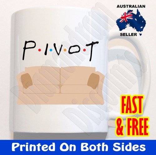 TV Series Friends DIY PIVOT Mug Coffee Tea Cup Birthday Christmas gift ...