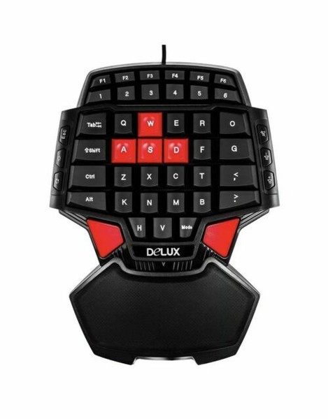 Elementdigital Delux T9 Gaming Keyboard 47 Keys One-hand Wired USB ...