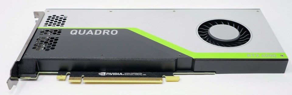 HP Nvidia Quadro RTX 4000 Graphics Card 8GB GDDR6 (L40549-001) | eBay