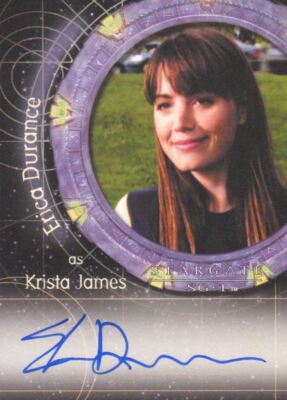 Stargate SG-1 Season Eight Erica Durance as Krista James Autograph Card ...