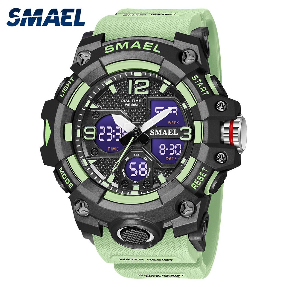 SMAEL Sport Watch Men Fashion Brand Digital Watches Male Quartz LED ...