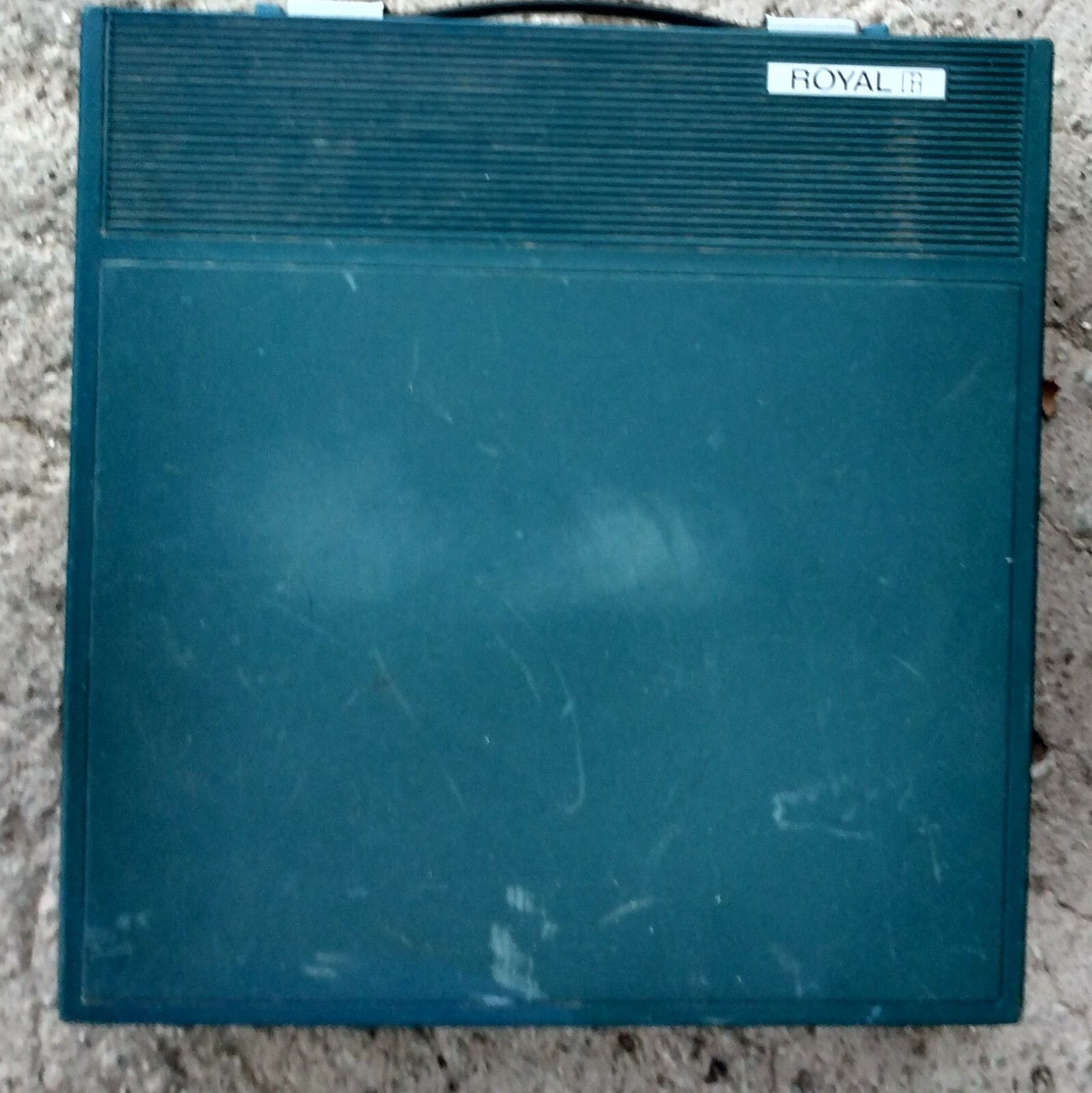 Royal Sprite Vintage Portable Manual Blue Typewriter with Case #8925204 ...