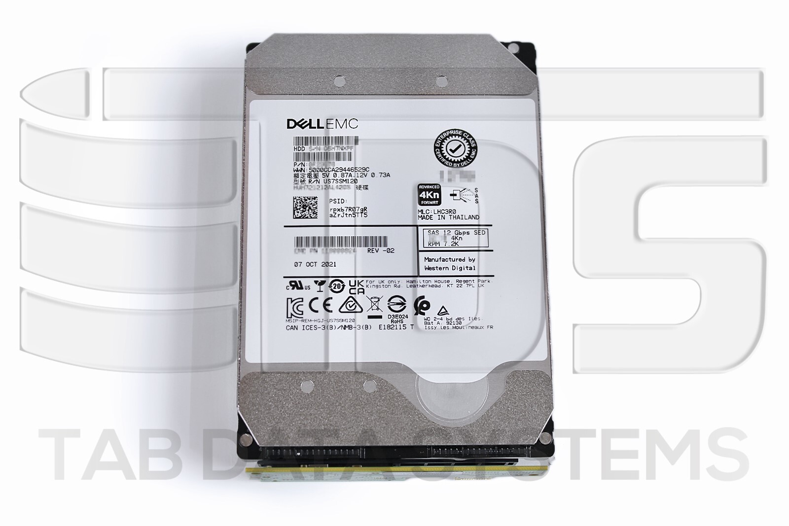 EMC Isilon 005053763 10TB 7.2K 12Gbps 3.5" SAS SED HDD A2000 | eBay