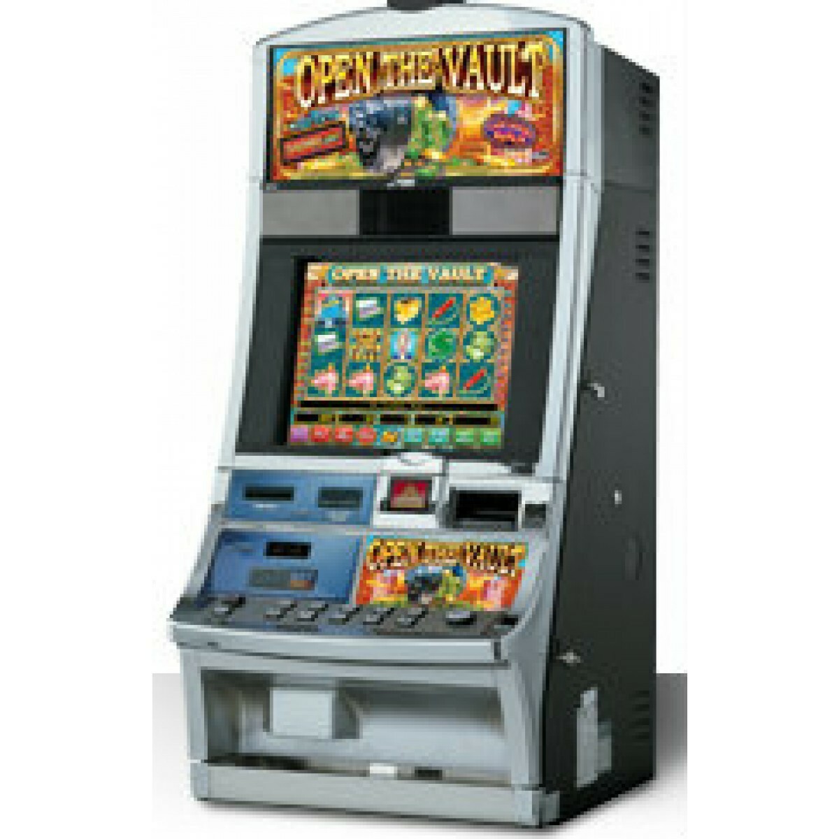 WMS WILLIAMS OPEN THE VAULT SLOT MACHINE SOFTWARE & OS BLUEBIRD BB1 ...