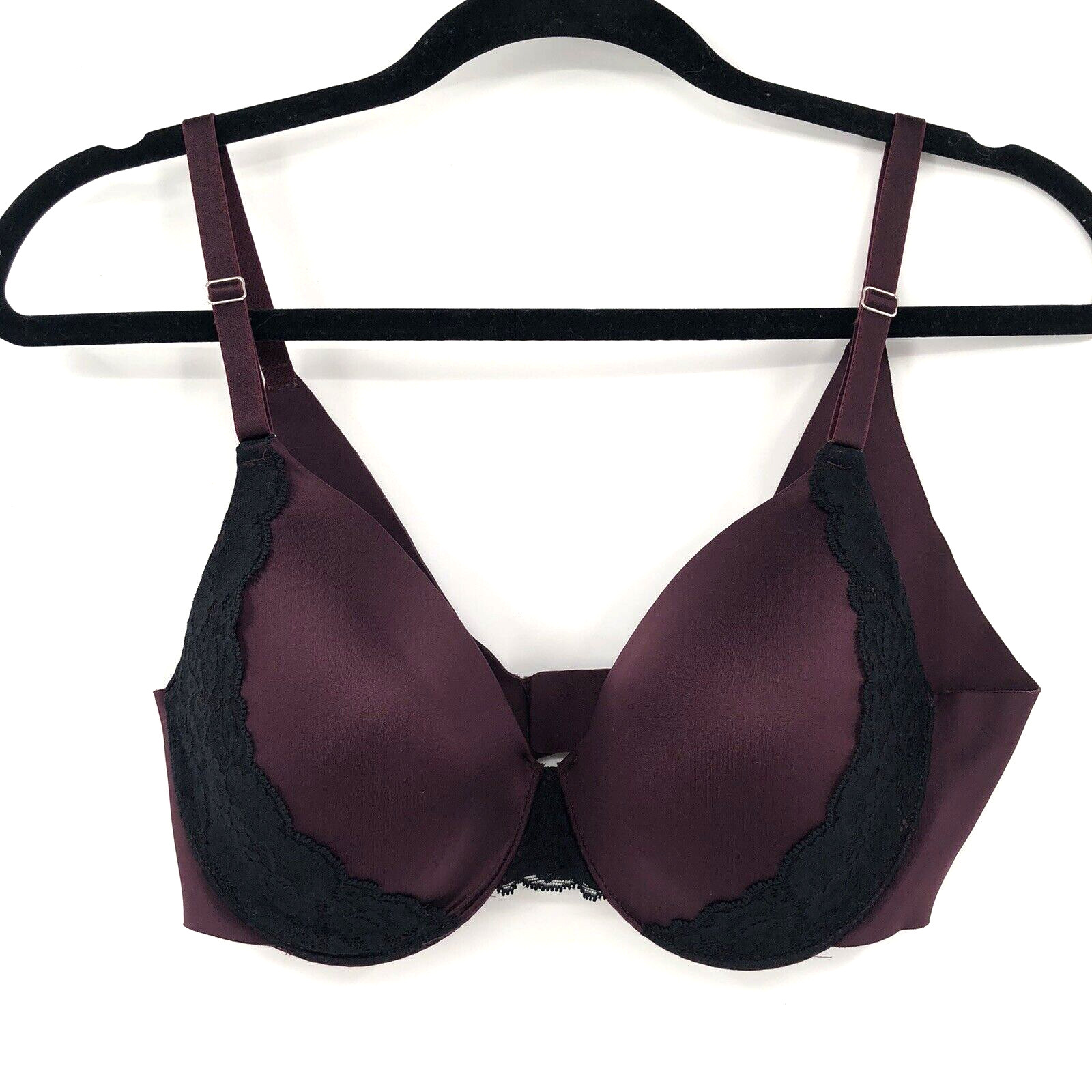 SOMA Vanishing Back Full Coverage Bra Lace Trim 36C P… - Gem