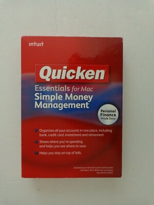 Quicken Essentials for Mac (2010 version) | eBay
