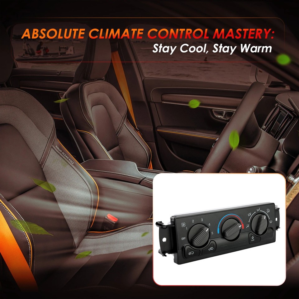 HVAC Climate Control Module Panel Fit 99-02 Chevy GMC Silverado Sierra ...