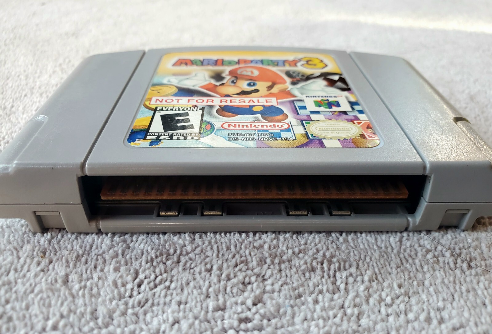 NOT FOR RESALE Mario Party 2 & 3 N64 - Nintendo 64 (Demo Carts) RARE ...