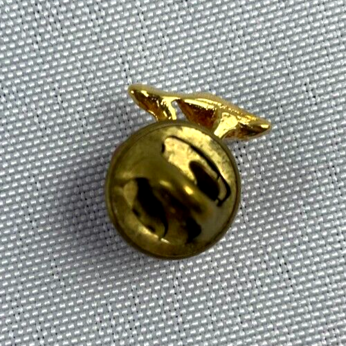 Vintage Ballou Goldtone Apple Pin Brooch Red Jeweled Locking Back | eBay