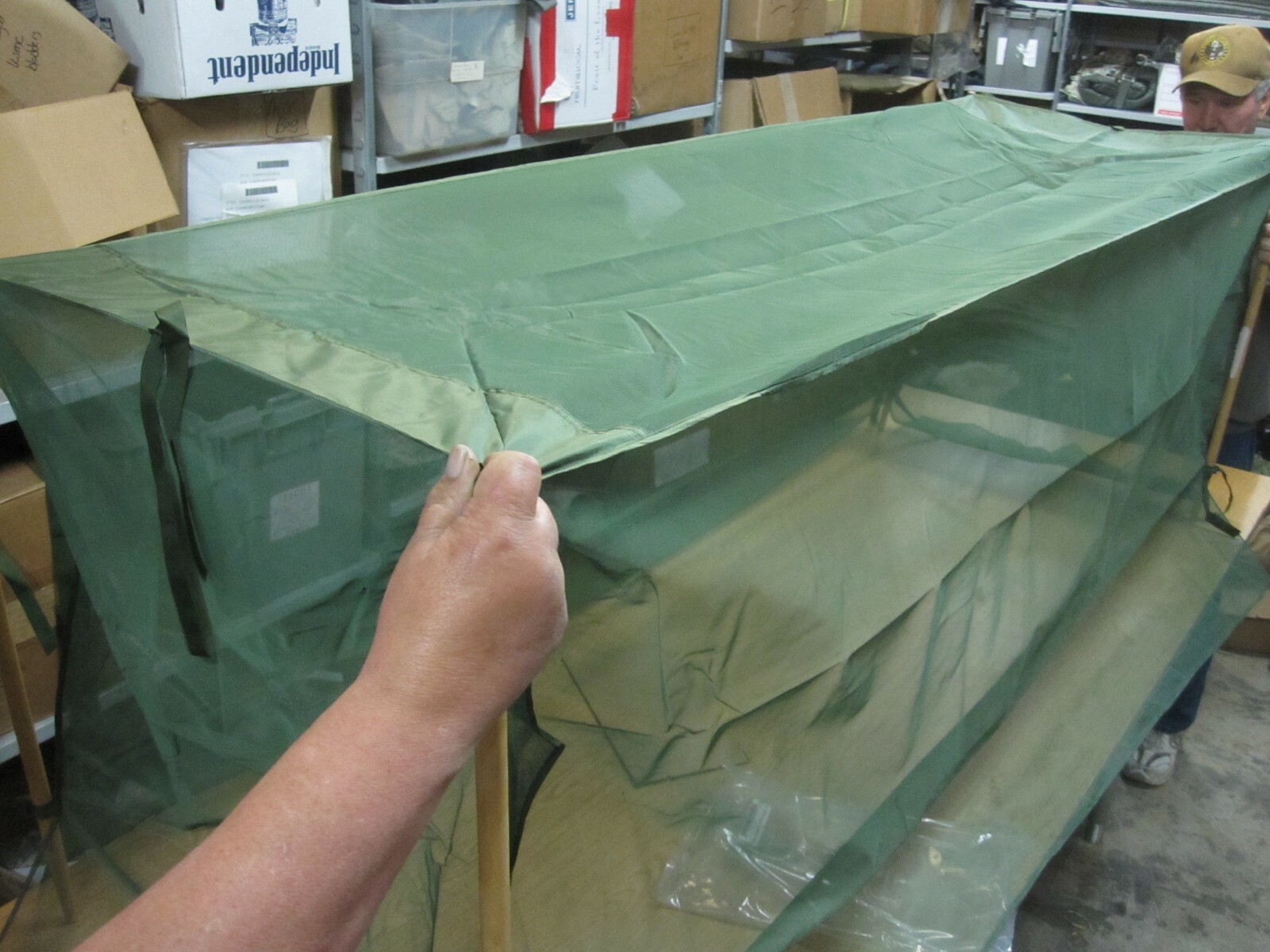 New USGI Mosquito Mesh Insect Bar Cot Net Protector 100% Nylon Netting ...