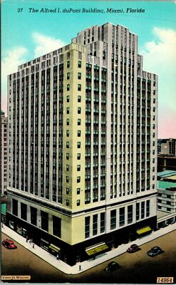 Miami FL Alfred I duPont Building Postcard Unused (26817) | eBay