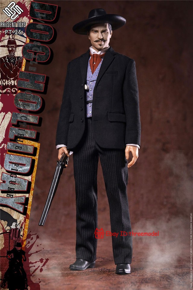 PRESENT TOYS PT-sp25 1/6 Tombstone Doc Holliday Action Figure In Stock ...