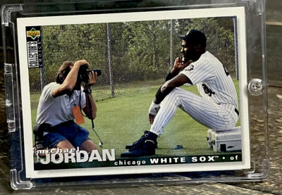 Michael Jordan BASEBALL ROOKIE CARD - AUTHENTIC / ORIGINAL - Upper Deck ...