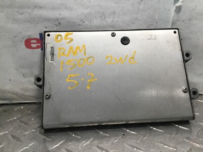 05 DODGE RAM 5.7 2WD AT ECM ECU engine control MODULE PCM P56028 958AF ...