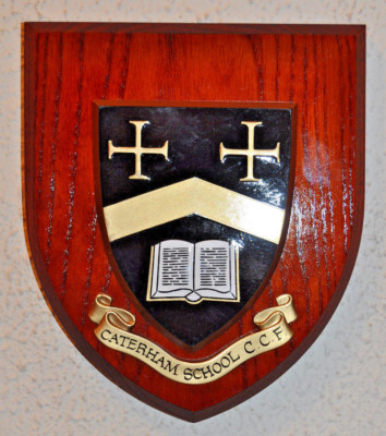 Caterham School Combined Cadet Force mess wall plaque crest shield CCF ...