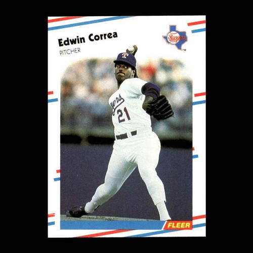 Edwin Correa 1988 Fleer Texas Rangers #464 R326U 62 | eBay