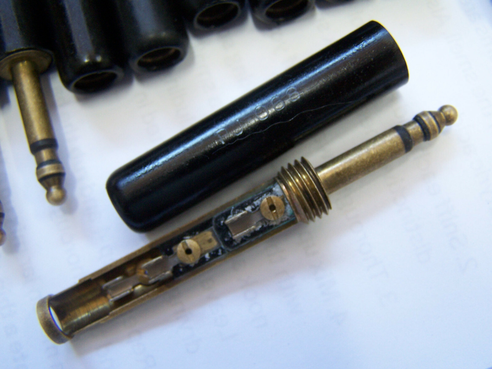 1pc PJ-068 mic CONNECTOR drake collin vintage plug PL-68 PL68 PJ068 ...