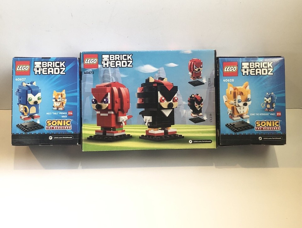 LEGO Brickheadz 40627 Sonic The Hedgehog + 40628 40672 Set Of 3 New ...