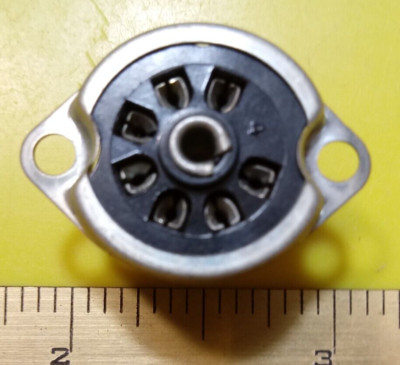 EBY® 7 Pin Tube Socket • Top Mount • 5/8" Hole • 7/8" Hole Centers | eBay